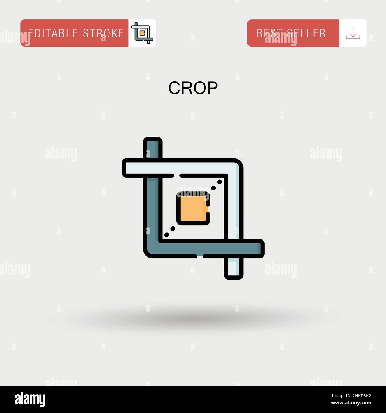 Crop Simple vector icon Stock Vector Image & Art - Alamy