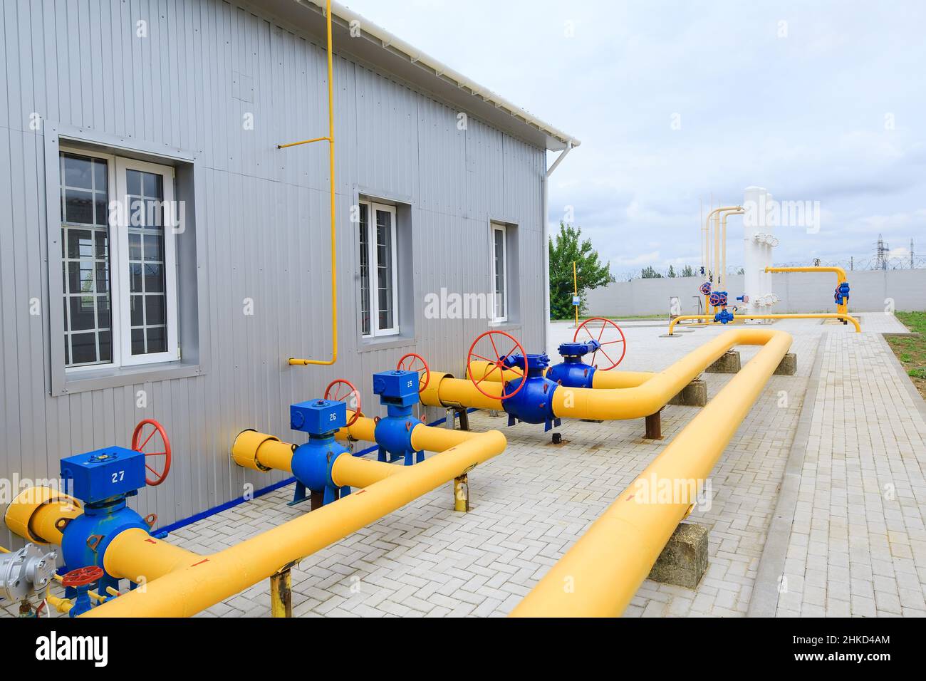 Gas distribution plastic pipe hi-res stock photography and images - Alamy
