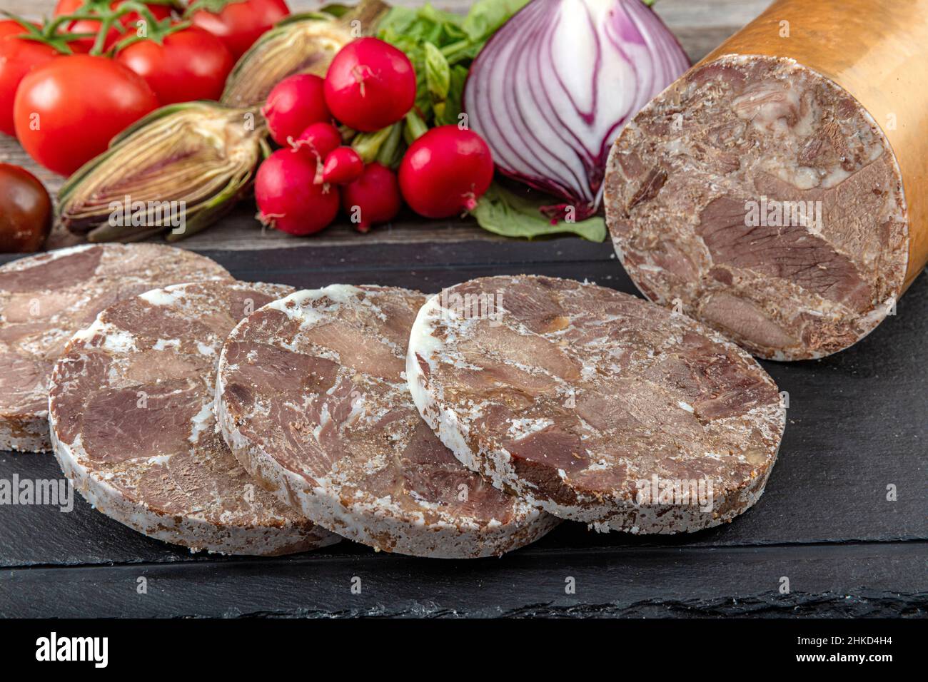 Turkish style meat roll. Lokal name; Baton Kavurma. Turkish roasted ...