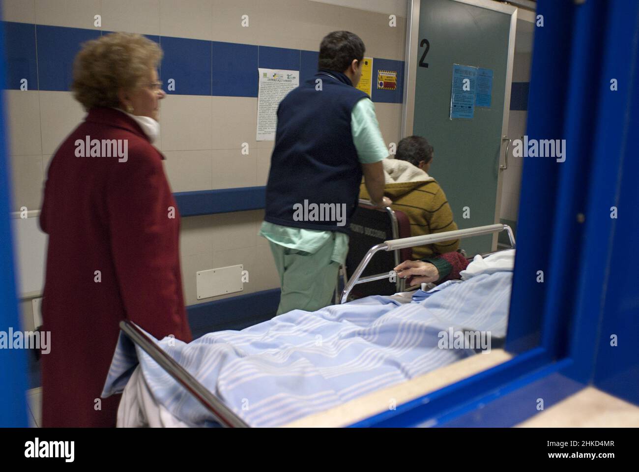 Rome, Italy 18/12/2008: First aid, Casilino general hospital. ©Andrea ...