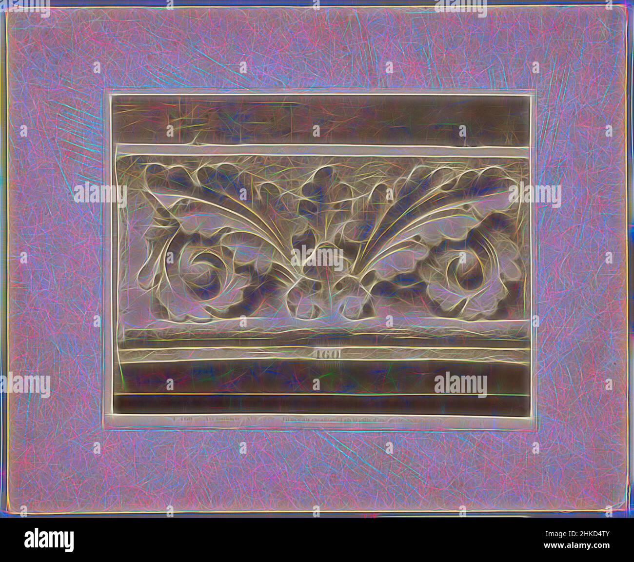 Inspired by Cast of a fragment of an archivolt decorated with a leaf ...