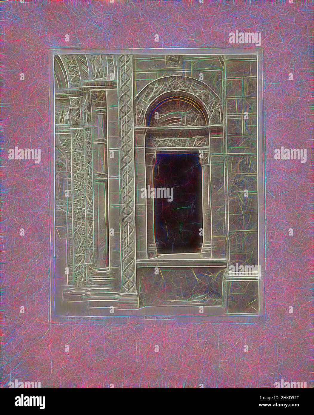 Inspired by Detail of the gate of the St. Fortunatus Abbey at Charlieu ...