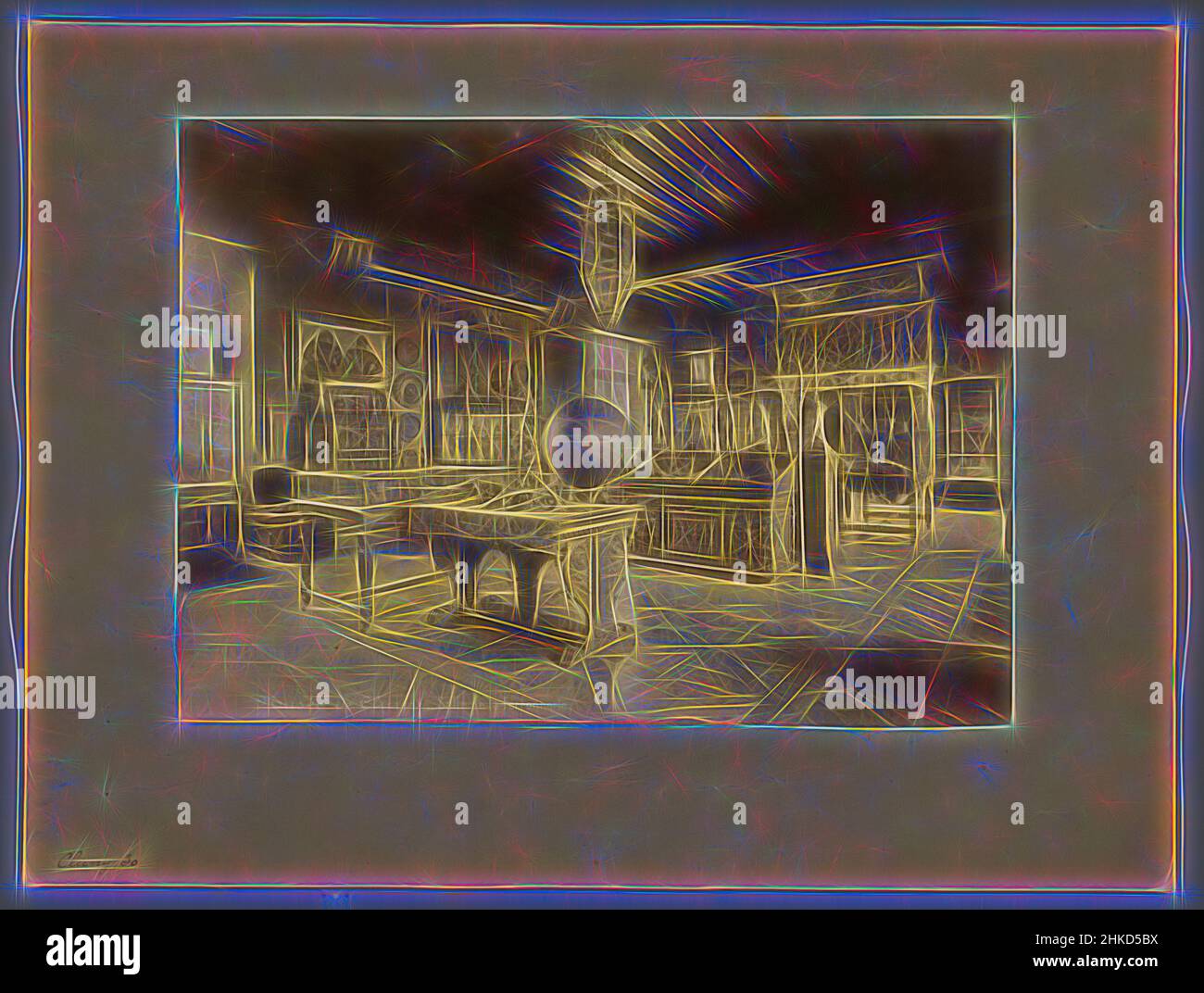 Inspired by Hall of wrought iron in the Musée de Cluny in Paris, Salle ...