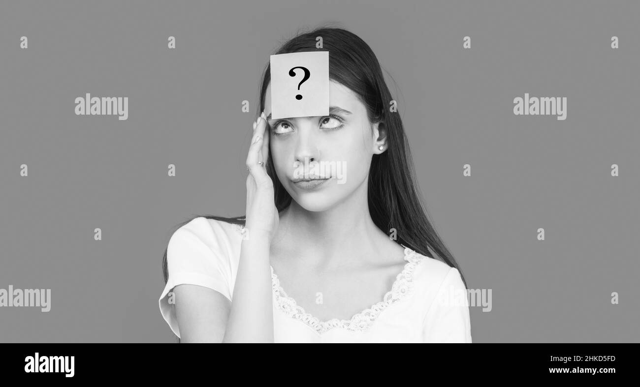 Confused question marks Black and White Stock Photos & Images - Alamy