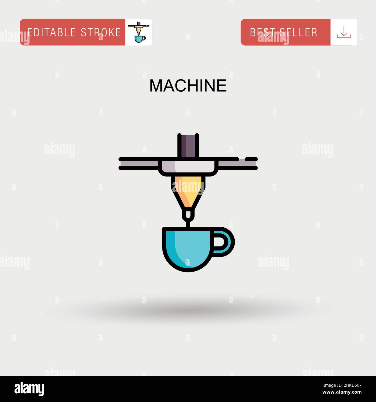 Machine Simple vector icon Stock Vector Image & Art - Alamy