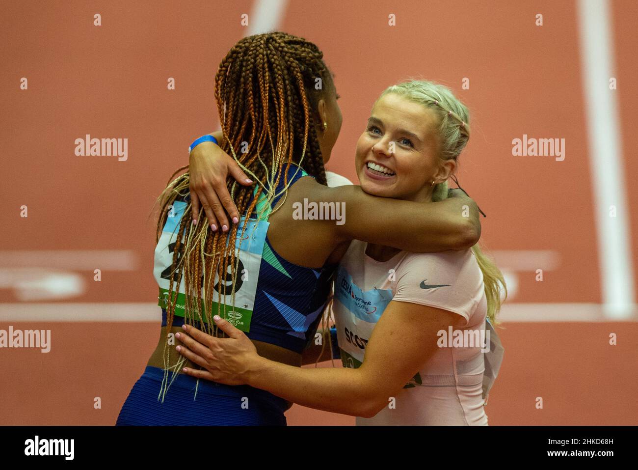 Ostrava, Czech Republic. 03rd Feb, 2022. Jamile Samuel of Netherlands ...