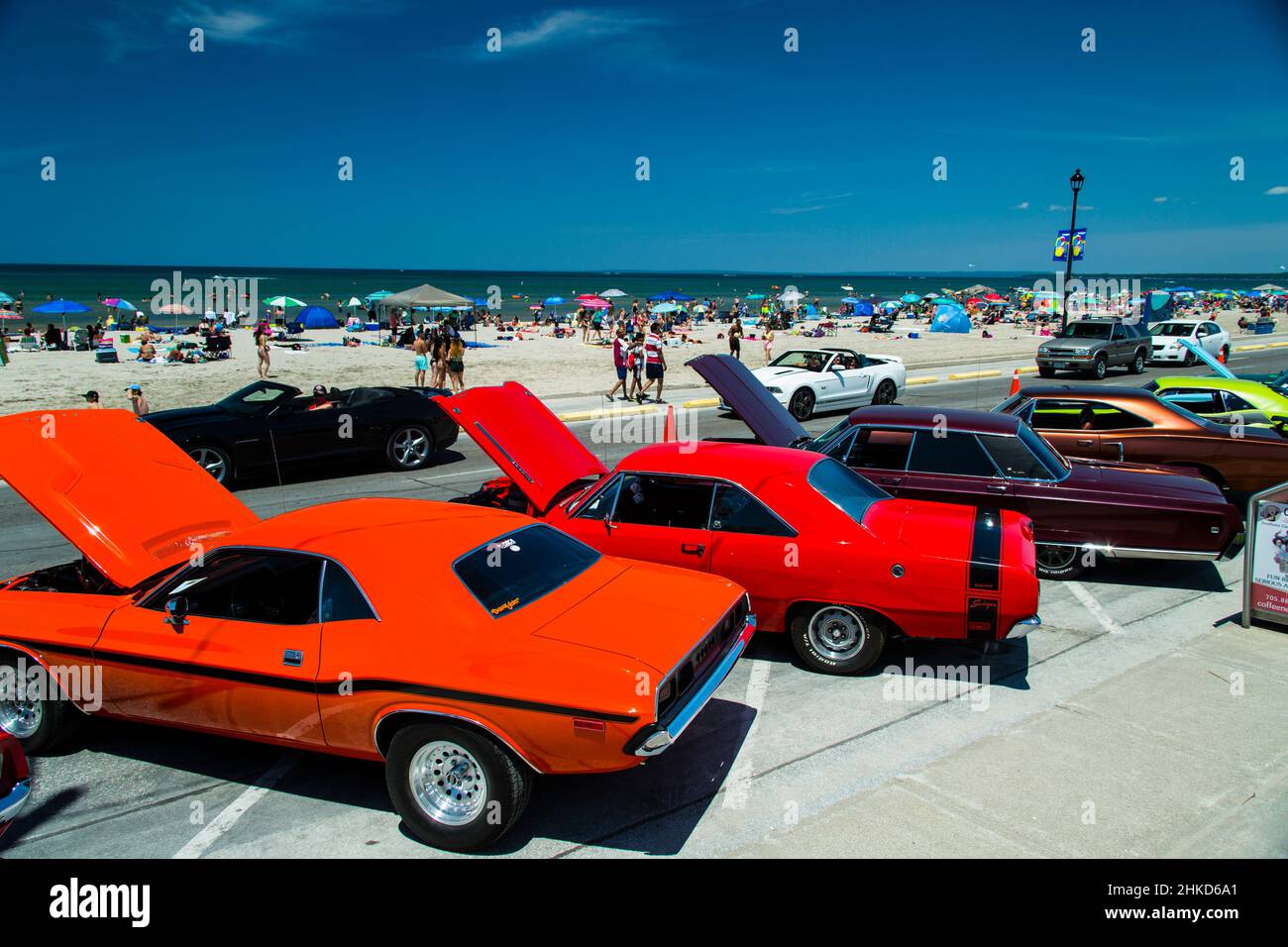 Antique and classic vintage automobile car show Wasaga Beach Ontario ...