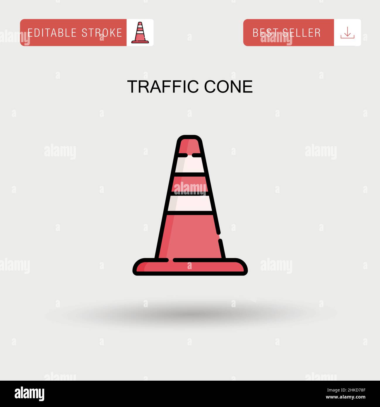 Traffic cone cones Stock Vector Images - Alamy