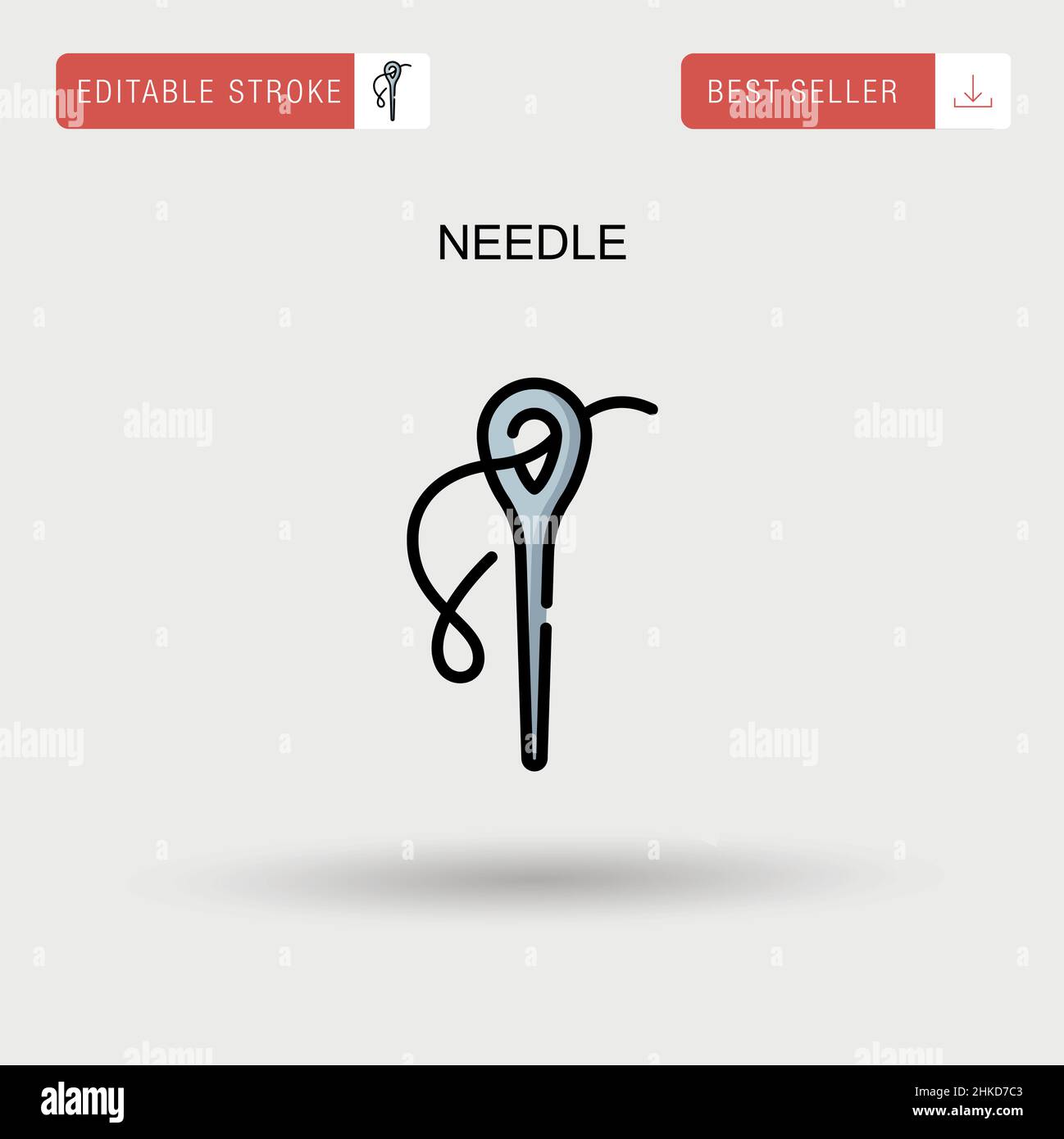 Skin needle syringe hand medical Stock Vector Images - Alamy