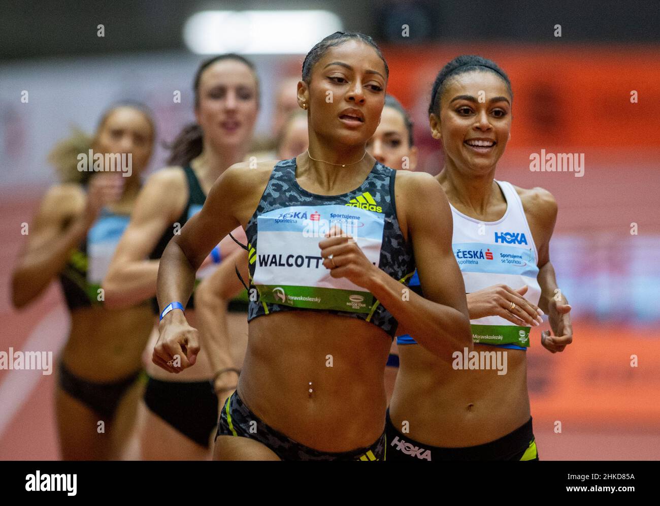 Ostrava, Czech Republic. 03rd Feb, 2022. (L-R) Revee Walcott Nolan adn ...