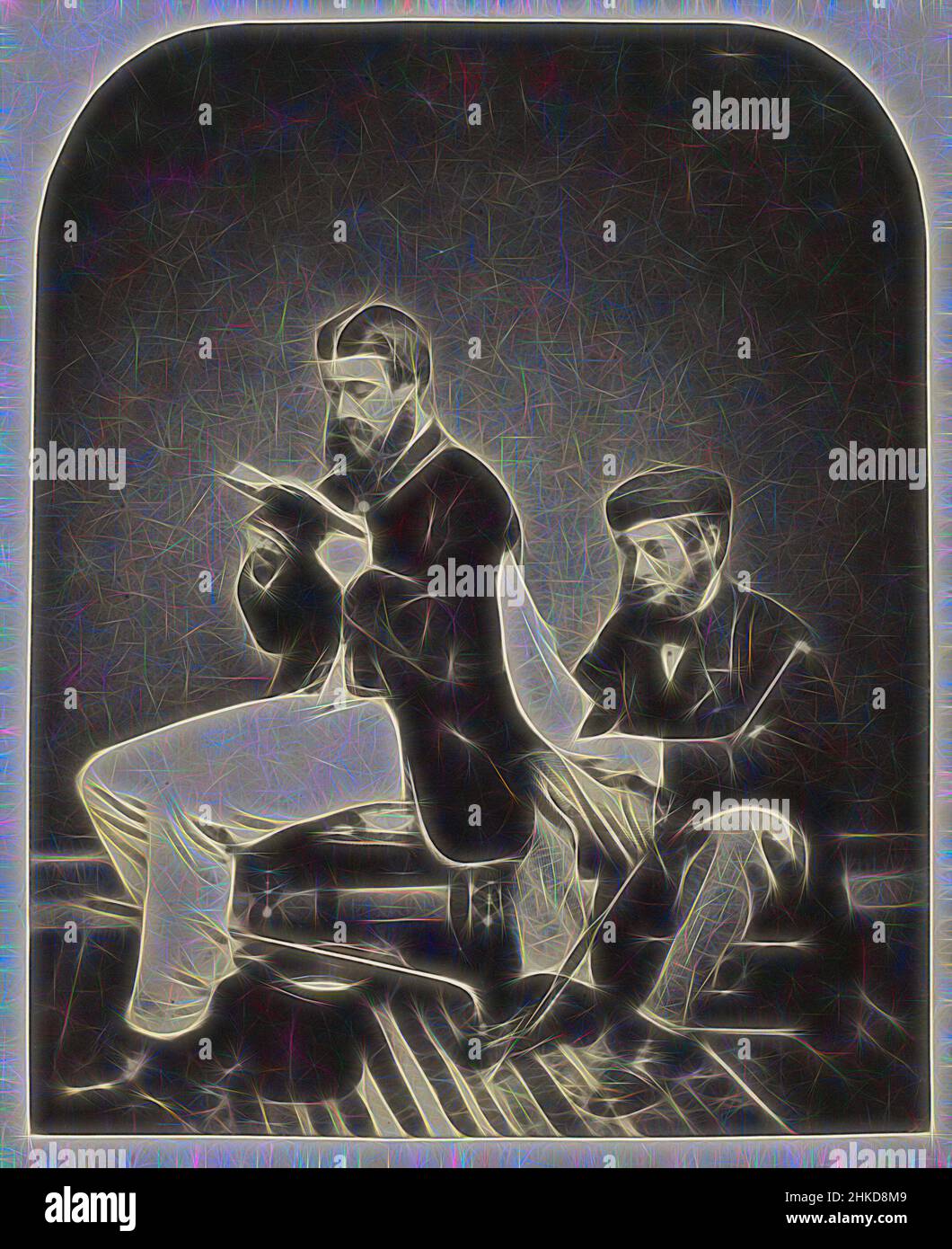 Inspired by Portrait of two unknown men reading, Great Britain, 1840 ...