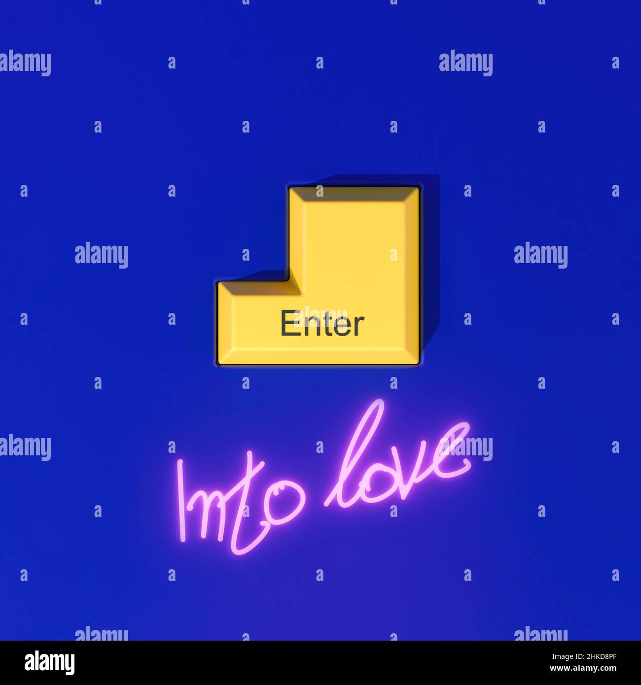 Neon Coral Color Background