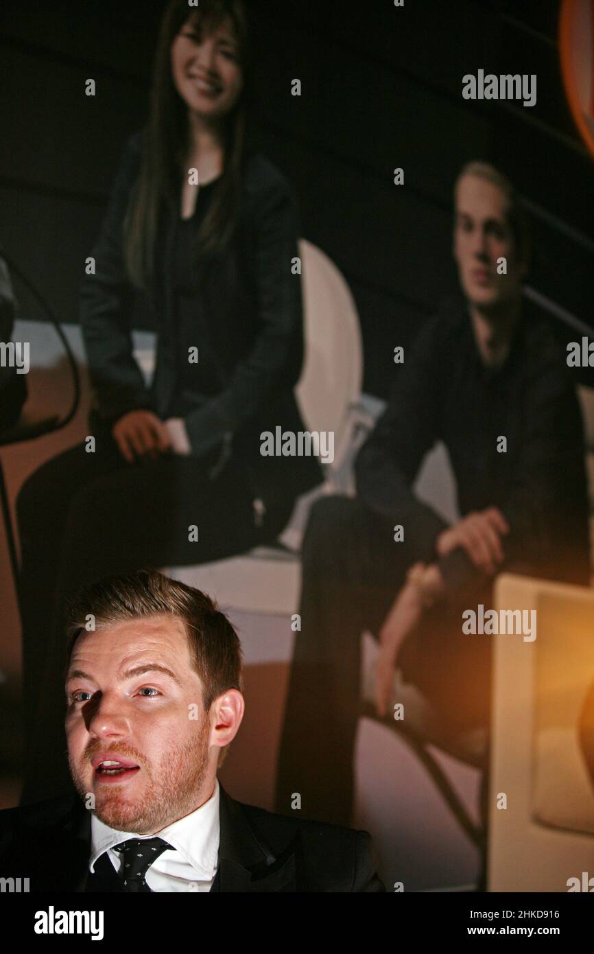 ISTANBUL, TURKEY - DECEMBER 17: British entrepreneurial hair stylist ...