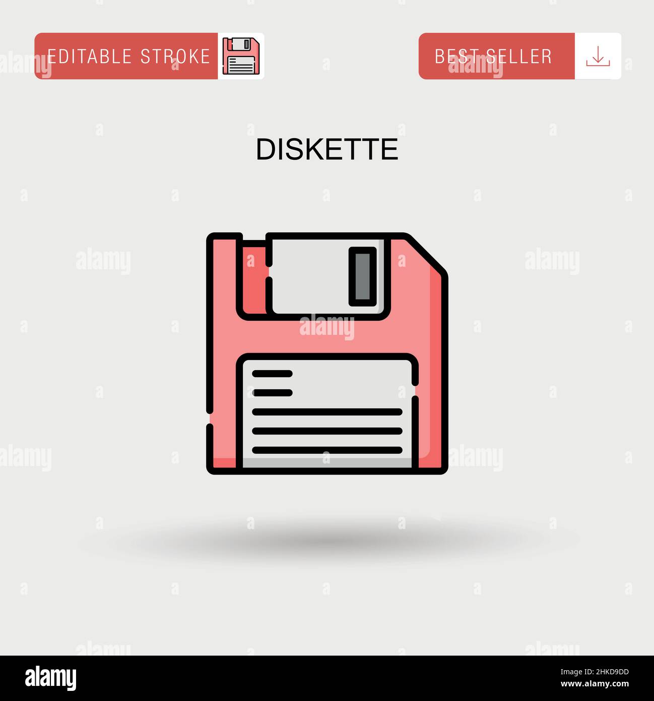 Diskette Simple vector icon Stock Vector Image & Art - Alamy