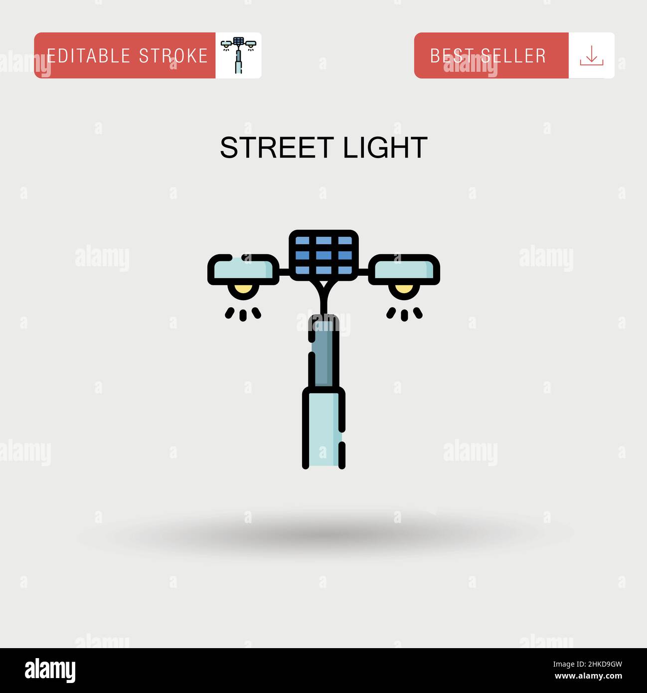 Urban street scene light Stock Vector Images - Alamy