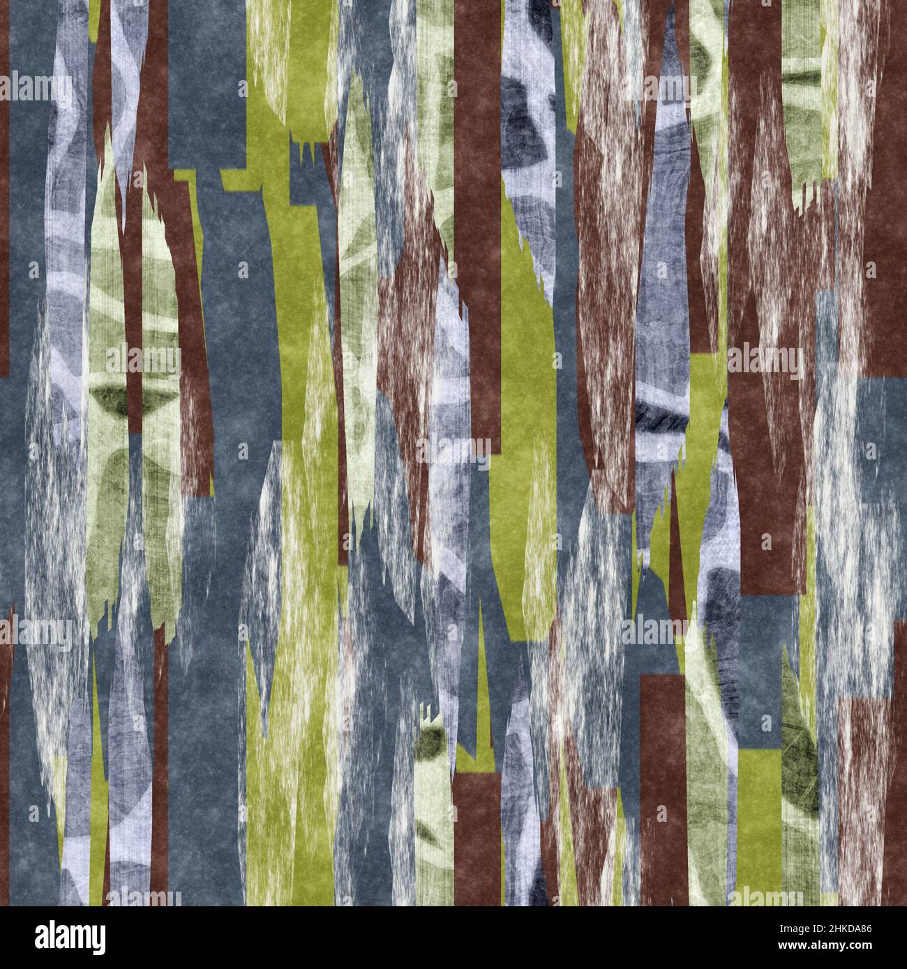 Seamless paper strip collage surface pattern design for print. High ...