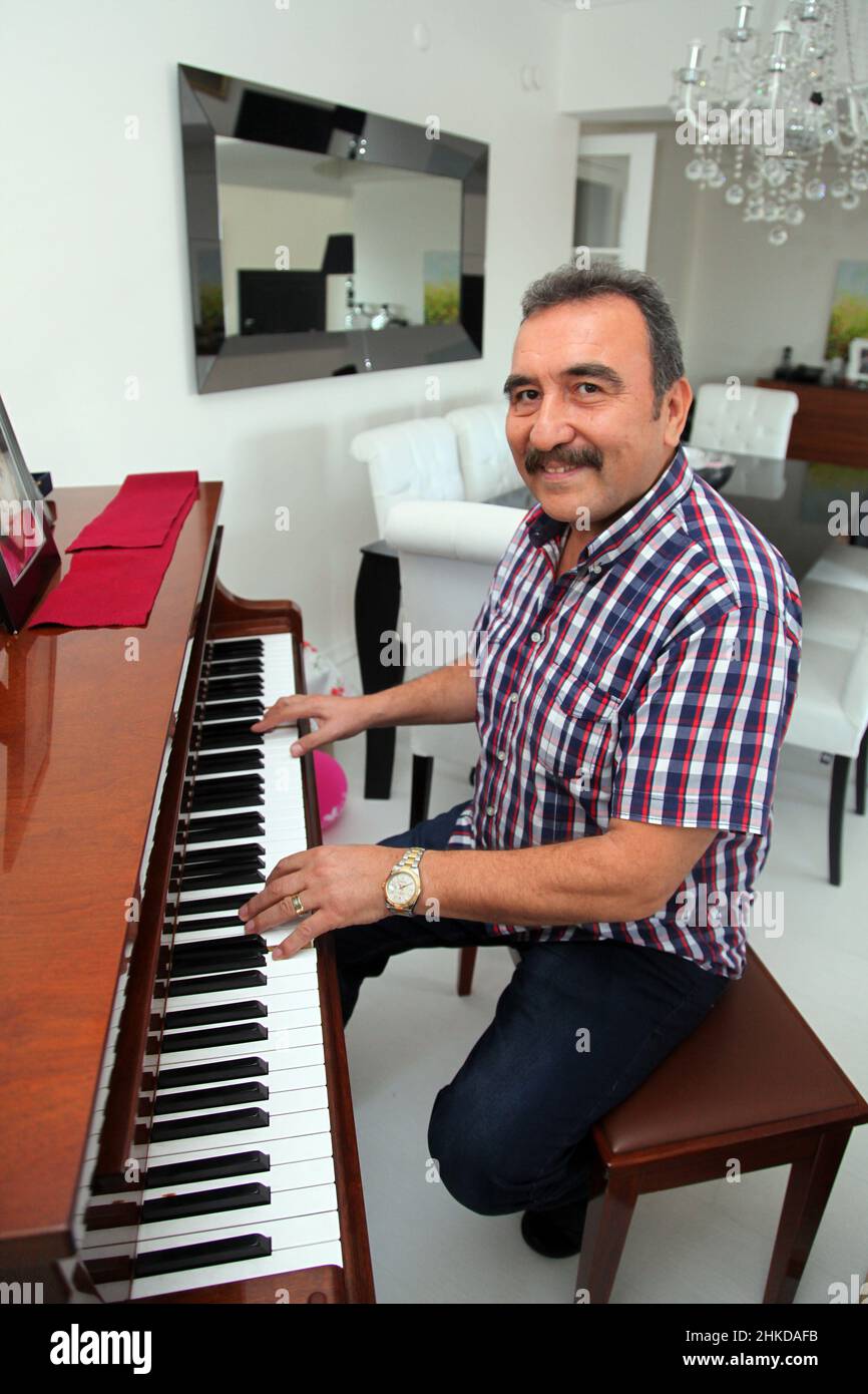 ISTANBUL, TURKEY - SEPTEMBER 23: Famous Turkish musician, singer and ...