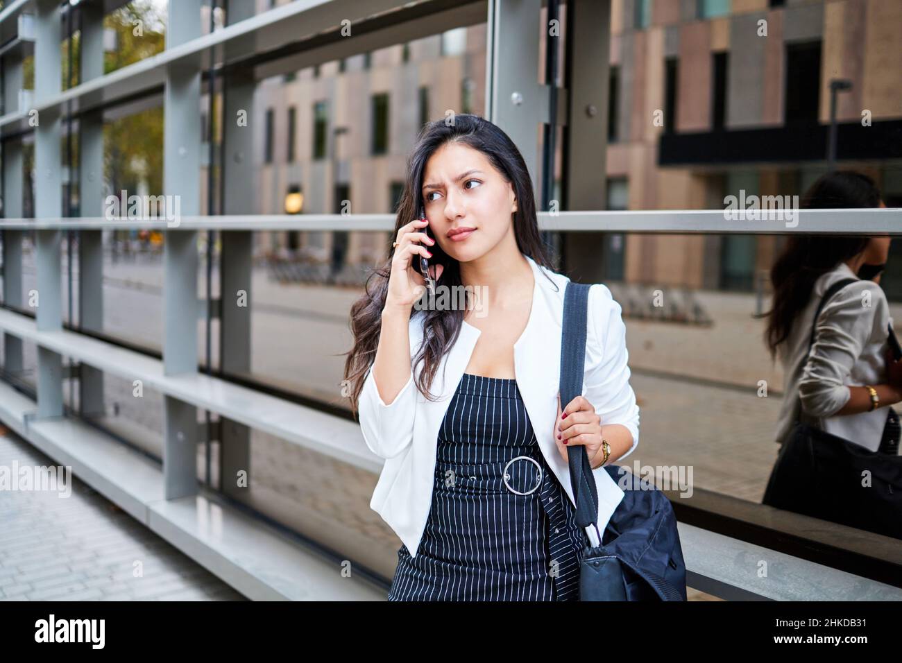 Angry girl on the street hi-res stock photography and images - Alamy