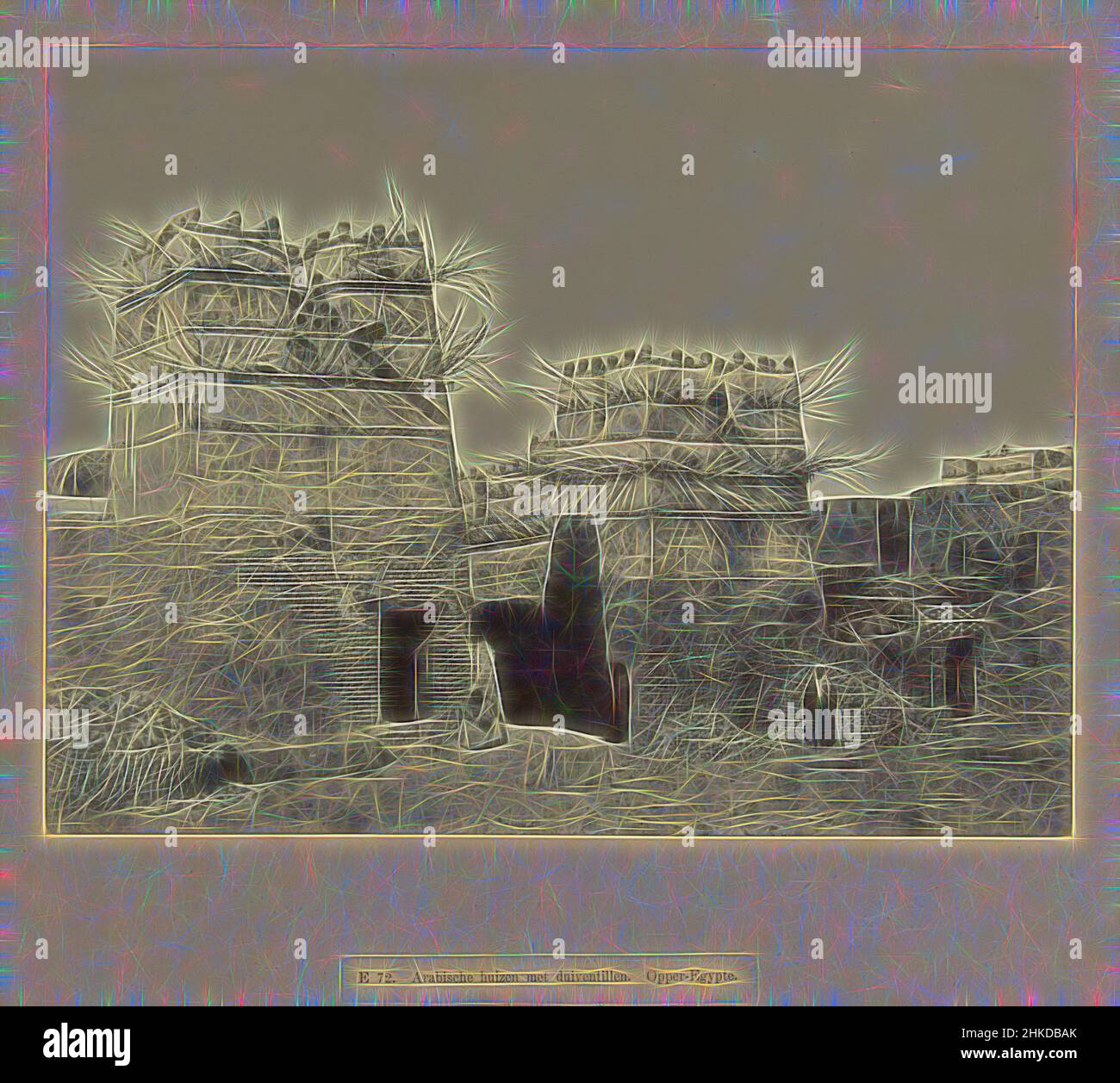 Inspired by Rectangular houses with protruding thatches, E 72. Arab ...