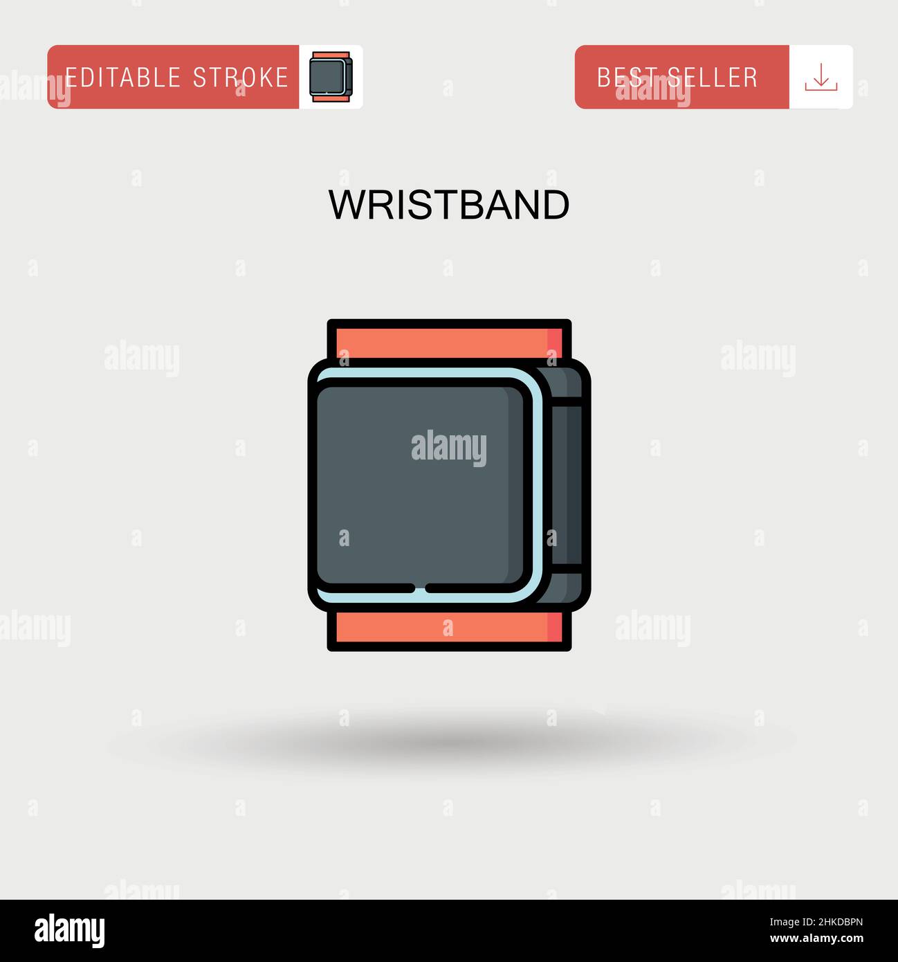 Hospital id bracelet Stock Vector Images - Alamy