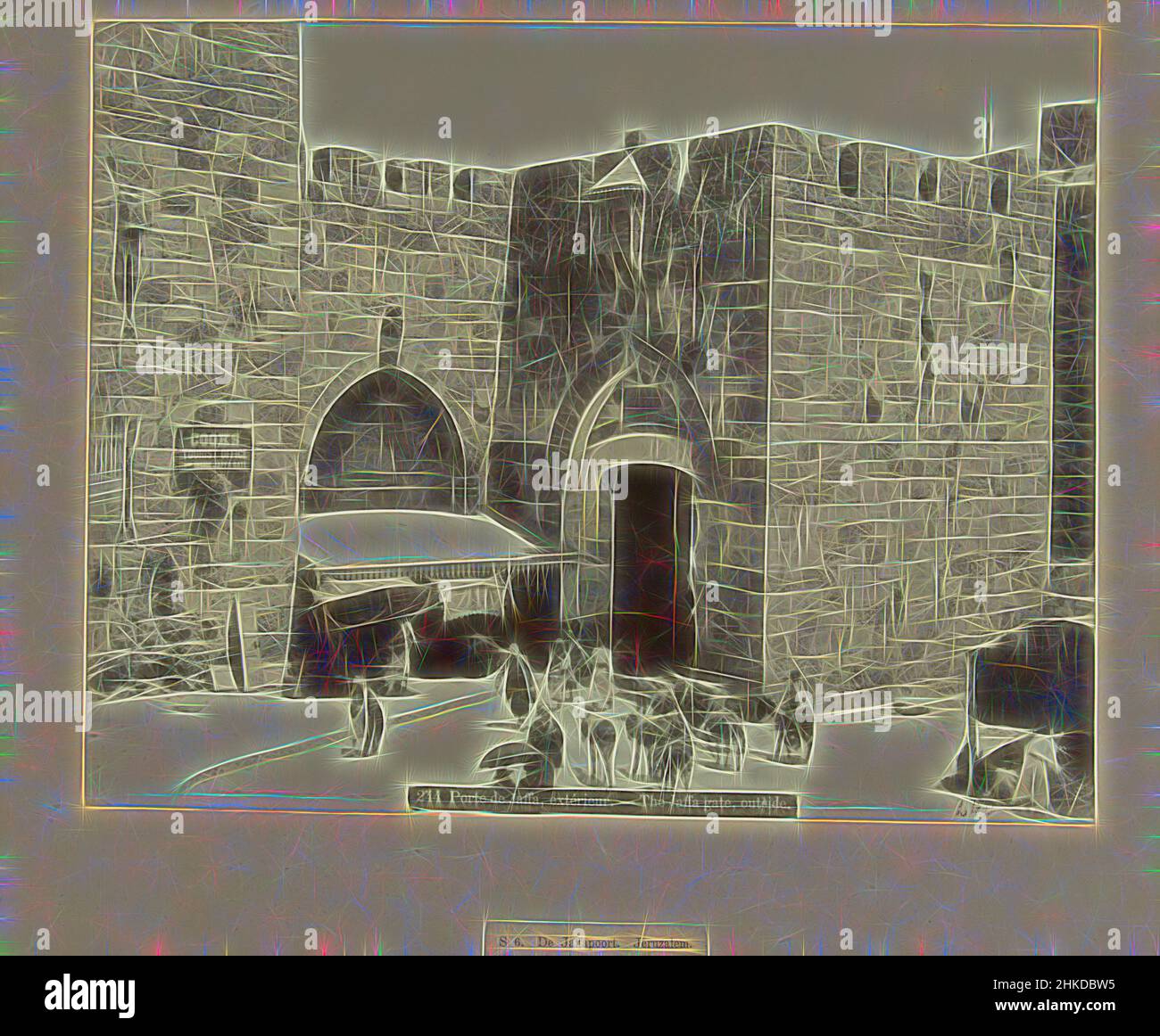 Inspired by S 7. Inside the walls of Jerusalem, behind the Jaffa gate ...