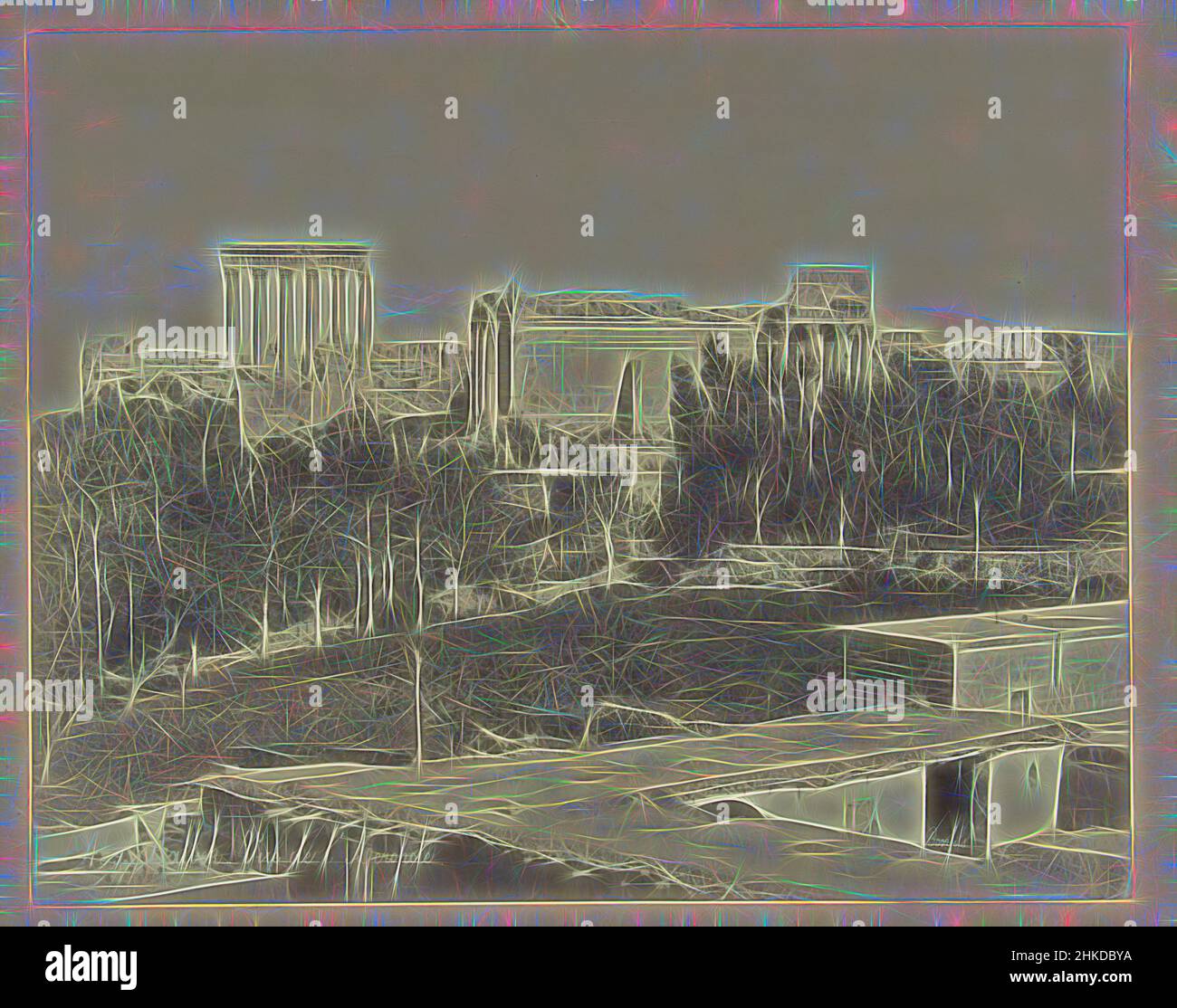 Inspired by S 68. View of the Acropolis Baalbec. Syria., Syria 439 ...