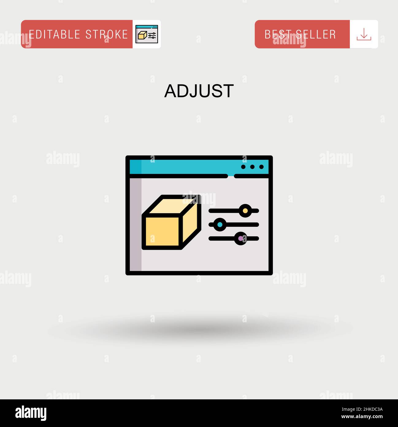 Height adjustable Stock Vector Images - Alamy