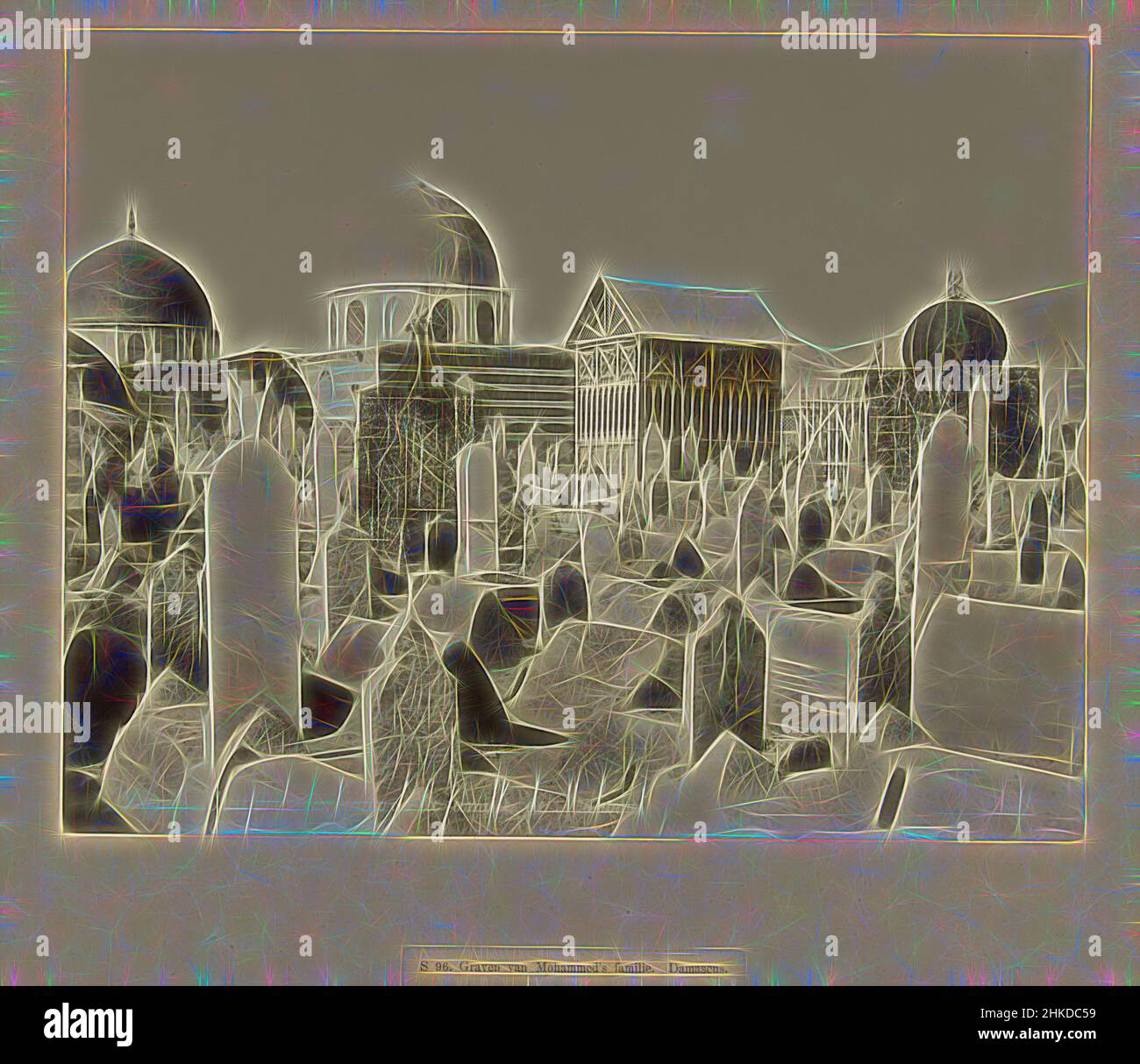 Inspired by S 96. Tombs of Mohammed's family. Damascus., Syria, Damas ...