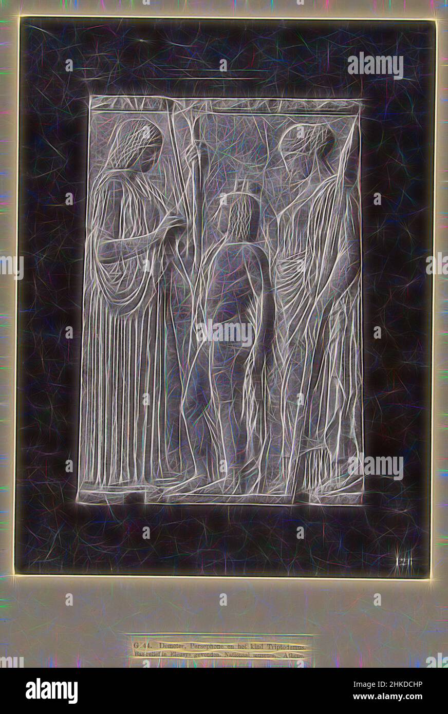 Inspired by Relief with Demeter, Persephone and the child Triptodemus ...