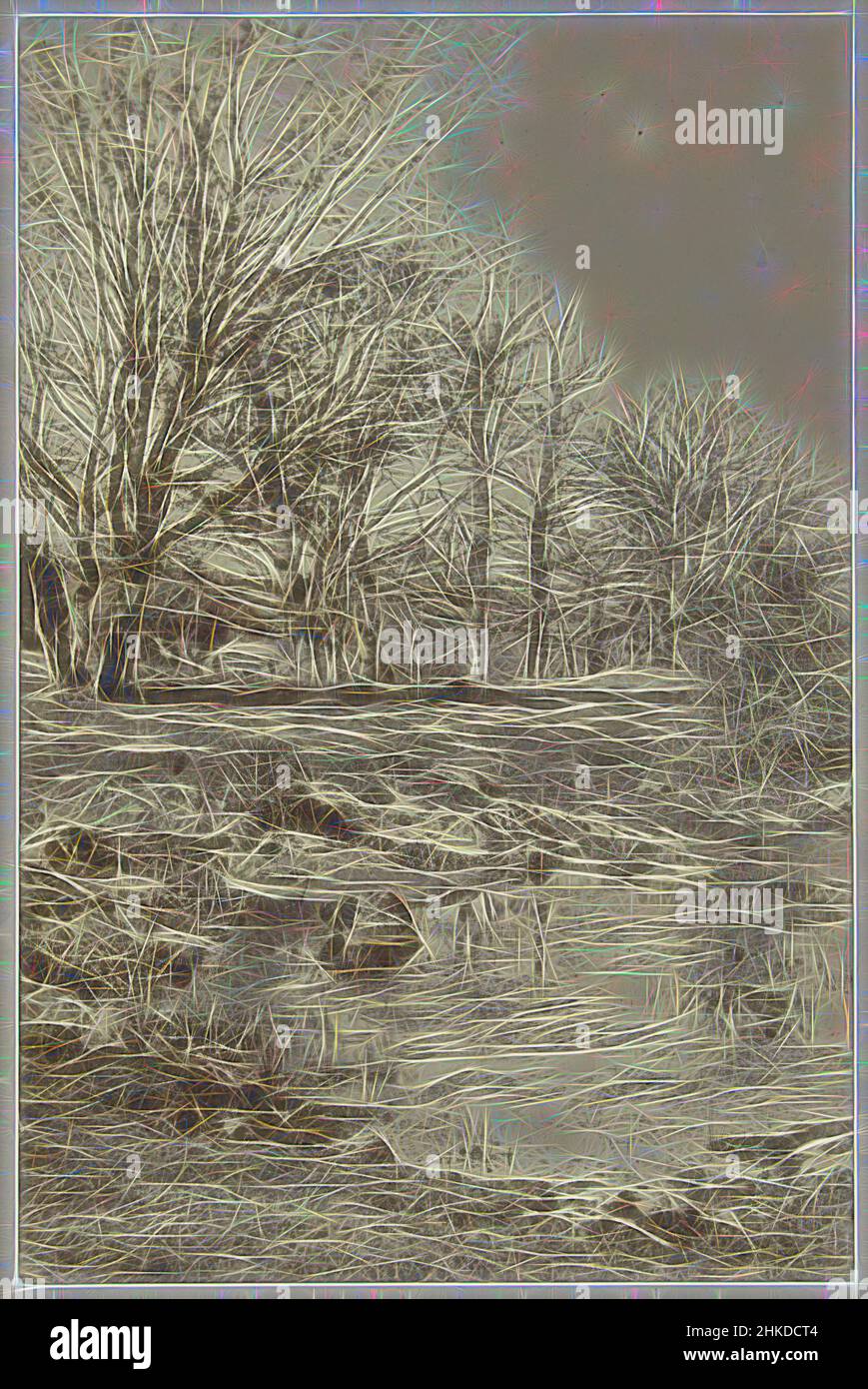 Inspired by Forest landscape in Fontainebleau, Achille Quinet ...