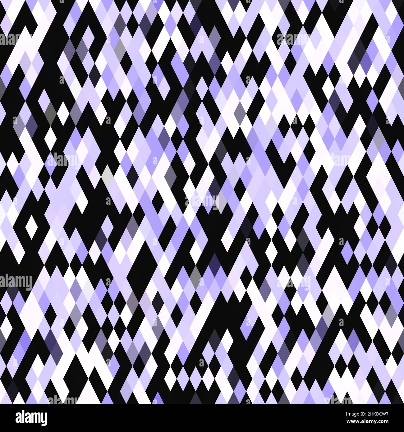 Tiny purple geometric mosaic pixel diamond seamless pattern. Modern ...