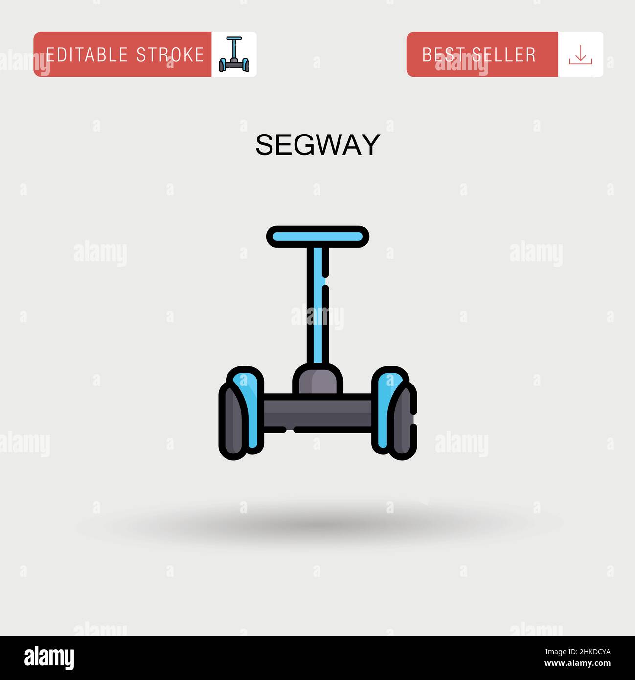 Segway tour group Stock Vector Images - Alamy