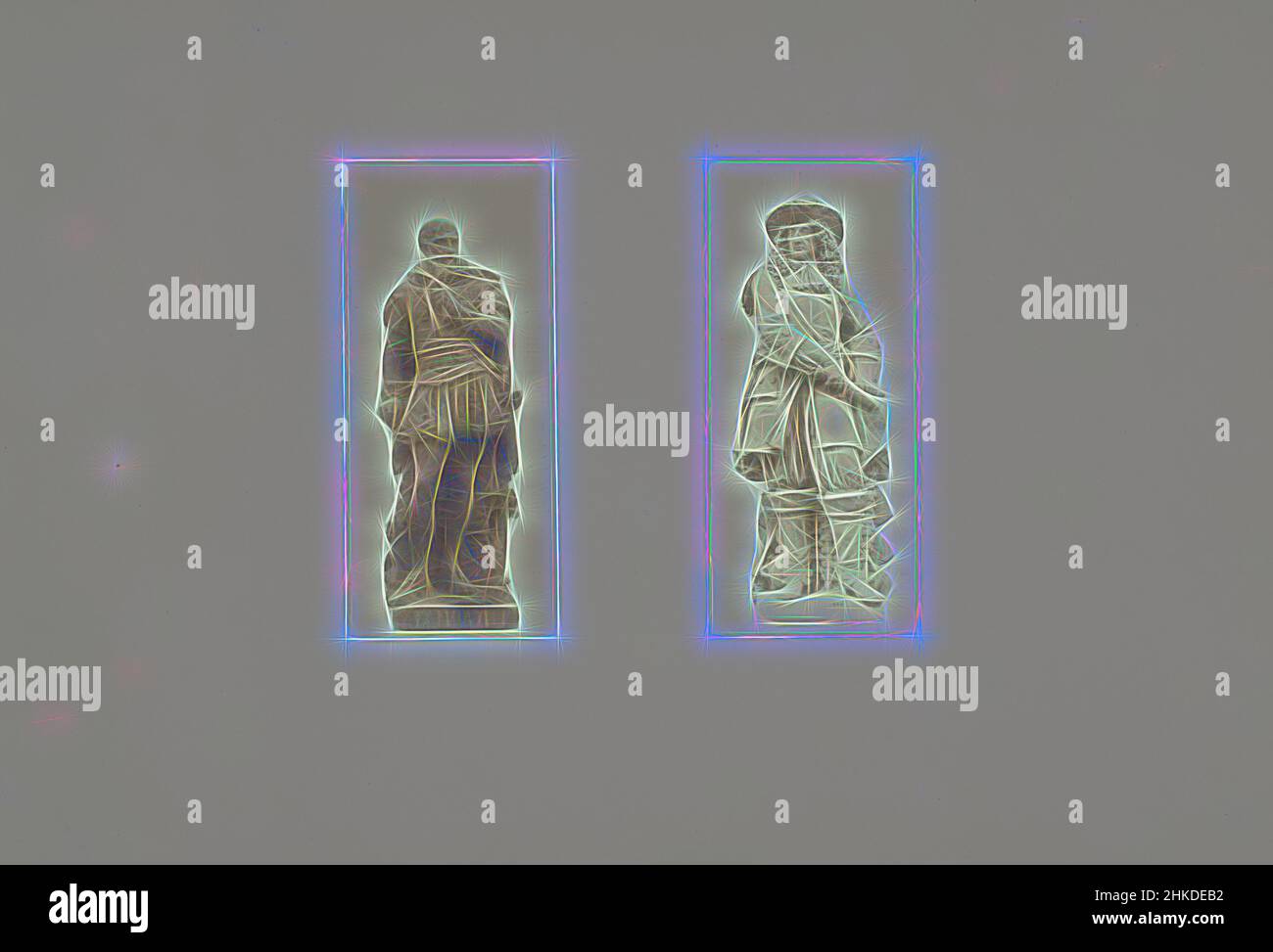 Inspired by Plaster models for sculptures at the Palais du Louvre: left ...