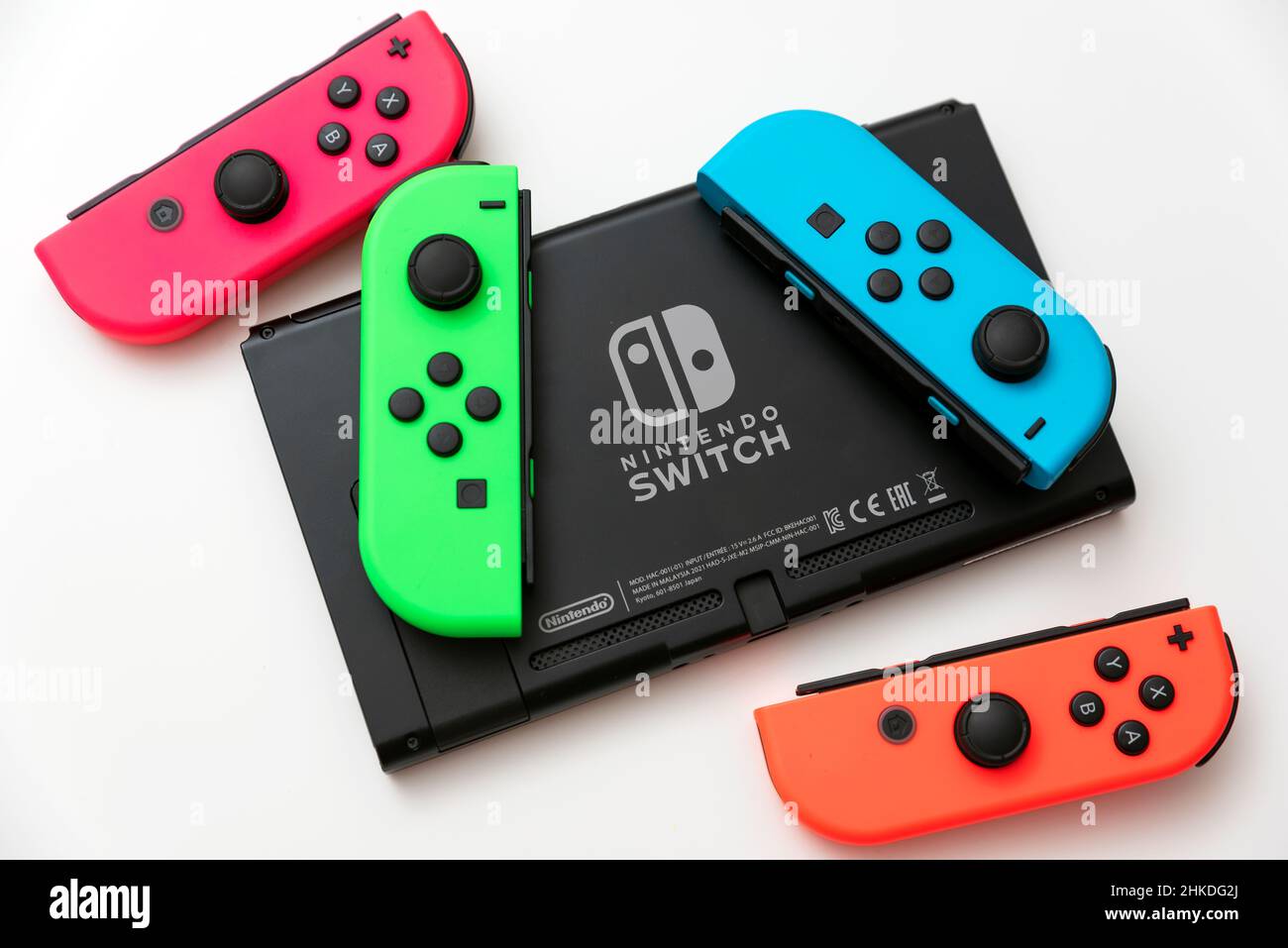 Wroclaw, Poland - JAN 27, 2022: Nintendo Switch - popular mobile ...