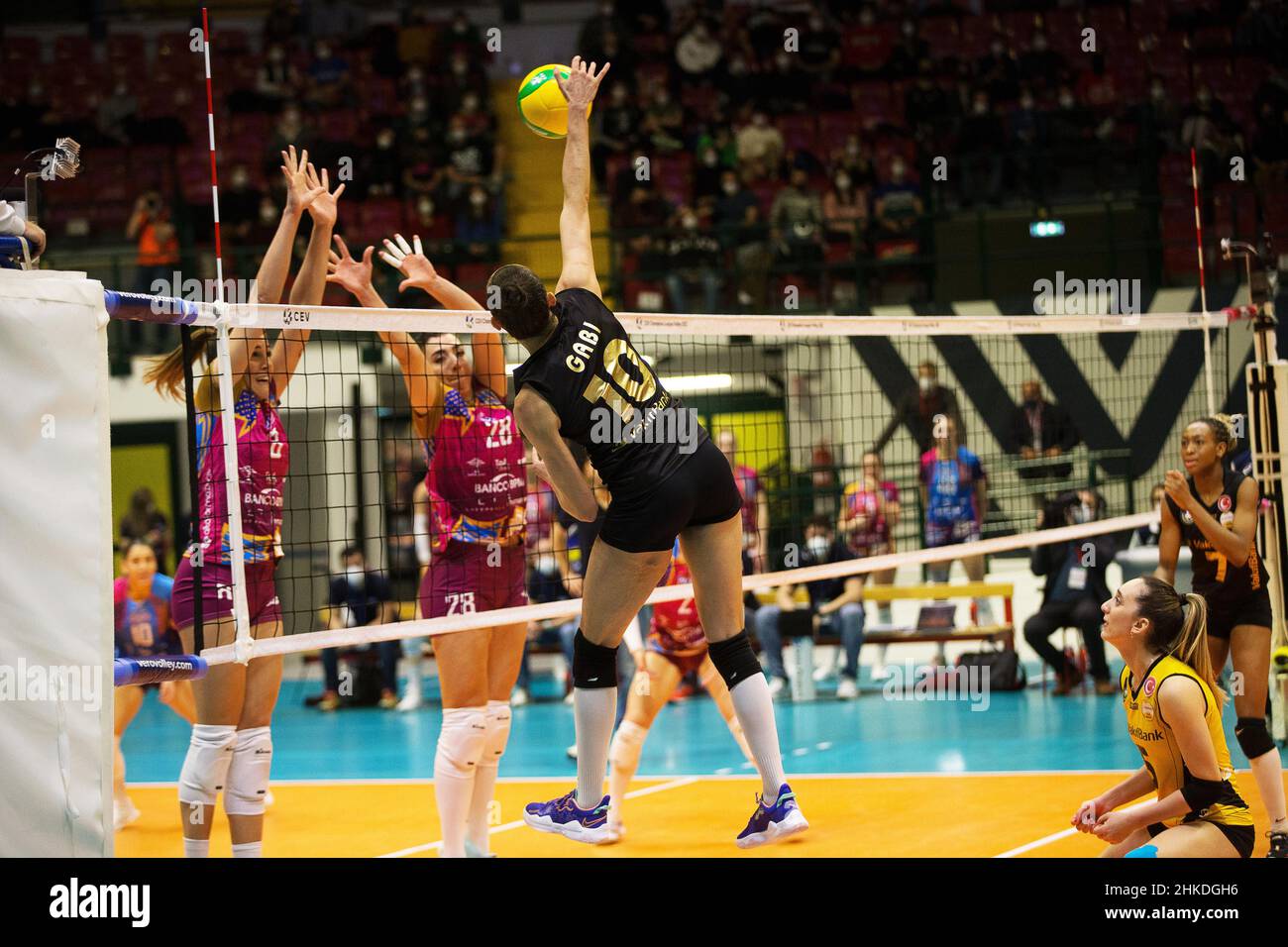 Arena di Monza, Monza, Italy, February 03, 2022, Spike of Gabriela ...