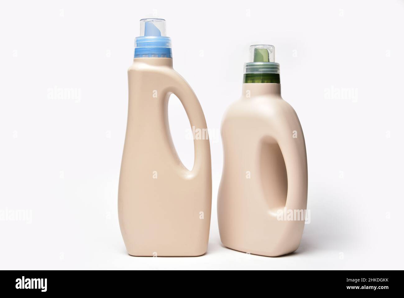 Containers for conditioner and washing liquid powder. Plastic bottle ...