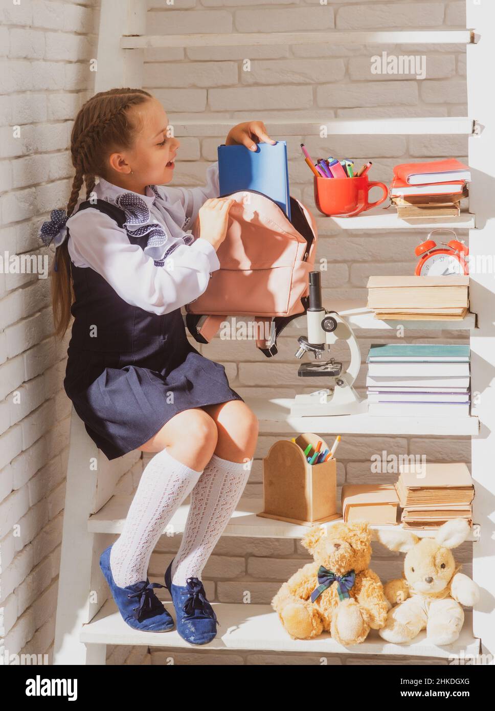 Getting Ready In The Morning For School