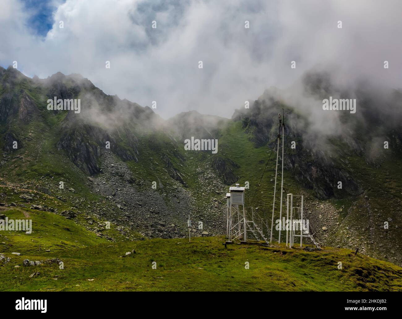 Weather station in mountains hi-res stock photography and images - Alamy