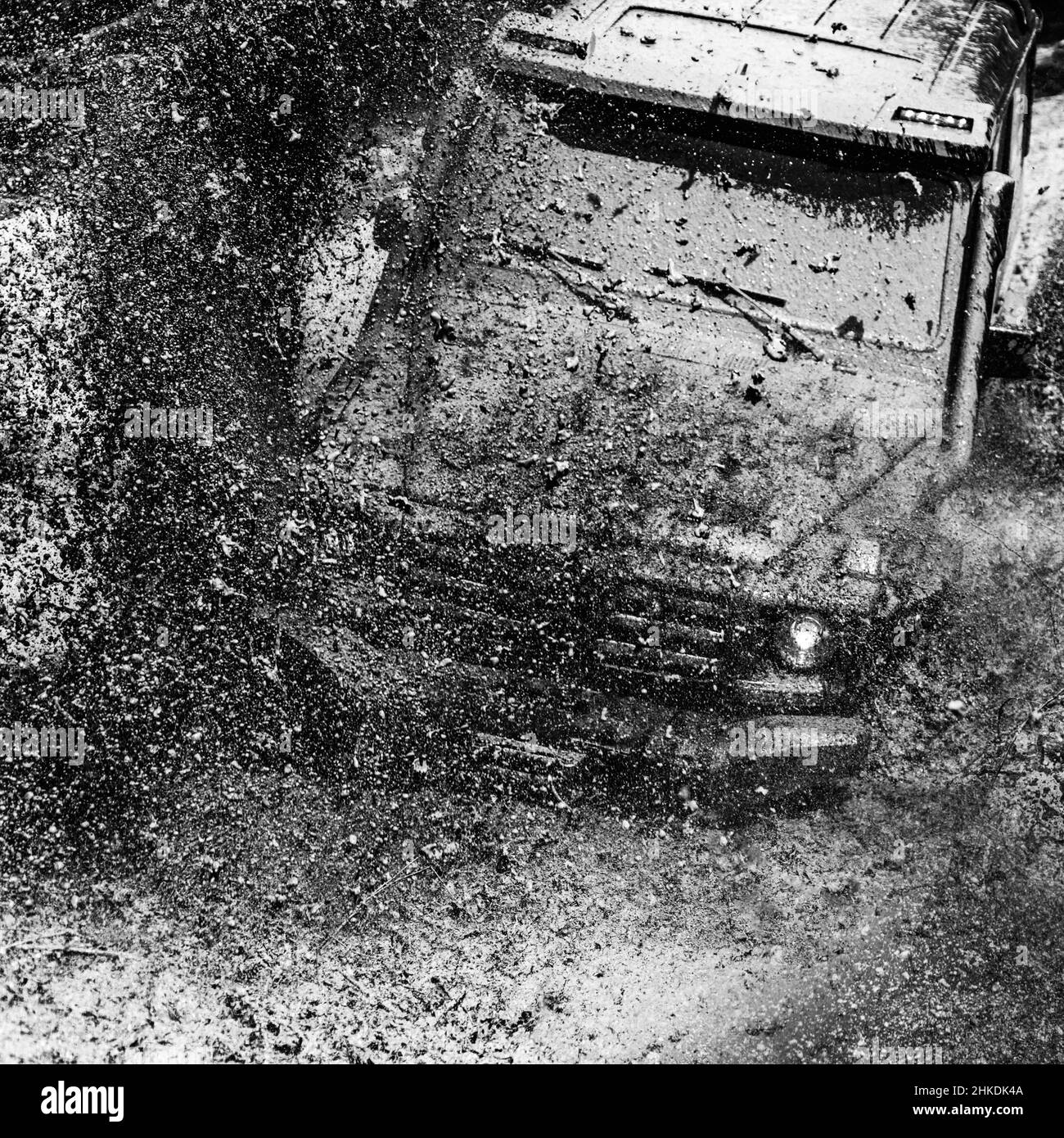 Mountain dust road on Black and White Stock Photos & Images - Alamy