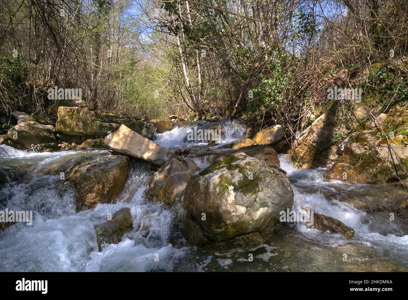Mountain stream flows in hi-res stock photography and images - Alamy