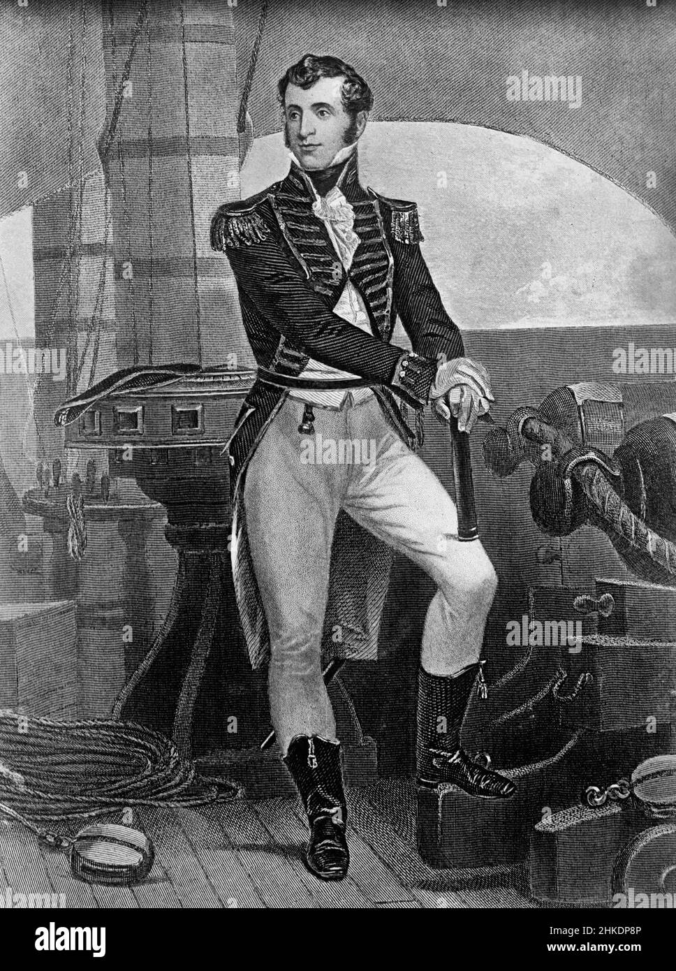 Stephen Decatur by Alonzo Chappel Stock Photo - Alamy