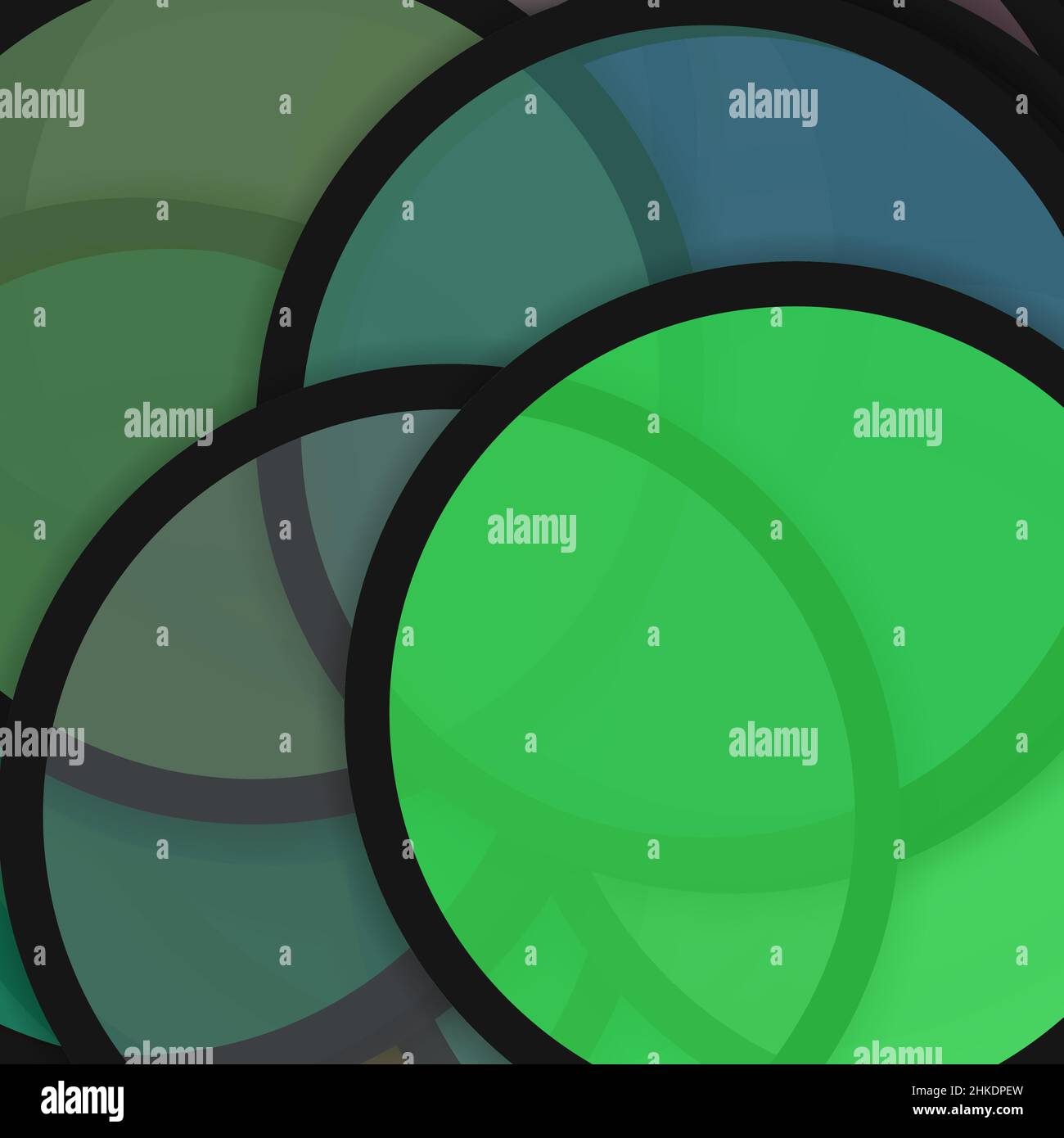 Circle shadows generative art background art illustration Stock Vector ...