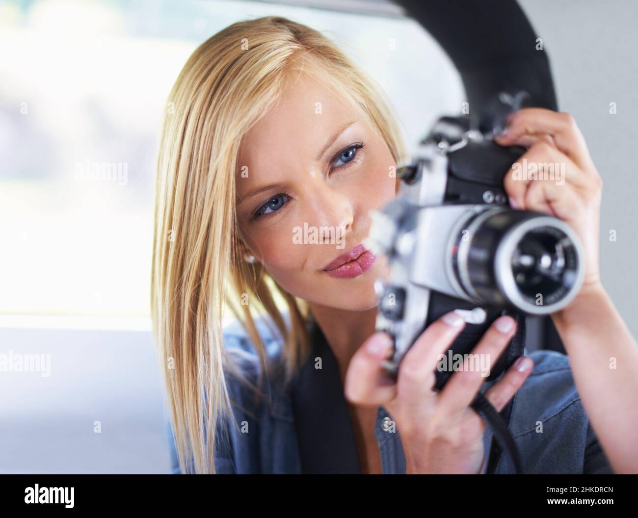 Finding the right angle to take an awesome picture Stock Photo - Alamy