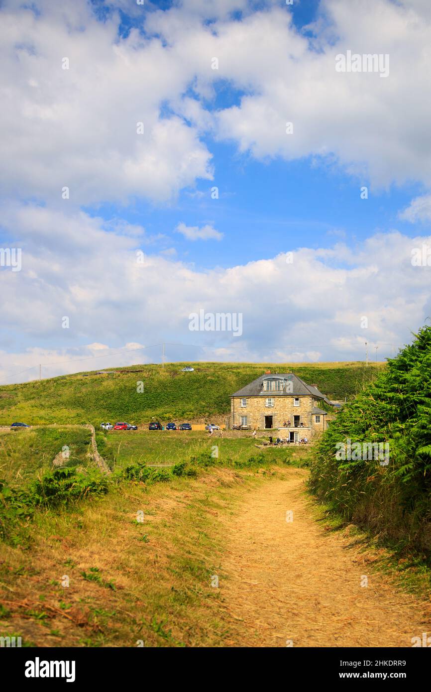 Druidstone Hotel from The Pembrokeshire Coast Path Stock Photo - Alamy
