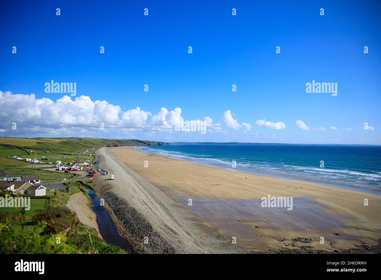 Newgale Beach in Pembrokeshire, Wales Stock Photo - Alamy