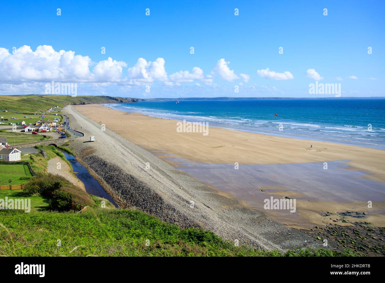 Newgale Beach in Pembrokeshire, Wales Stock Photo - Alamy