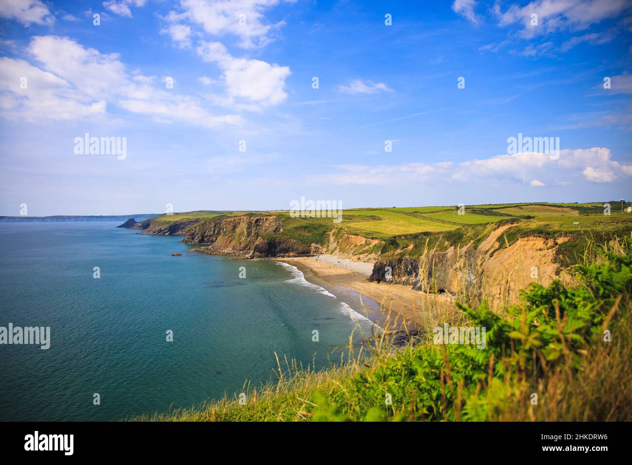 Druidstone beach in Pembrokeshire, Wales Stock Photo - Alamy