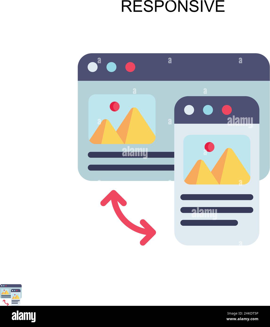 Responsive Simple Vector Icon Illustration Symbol Design Template For Web Mobile Ui Element