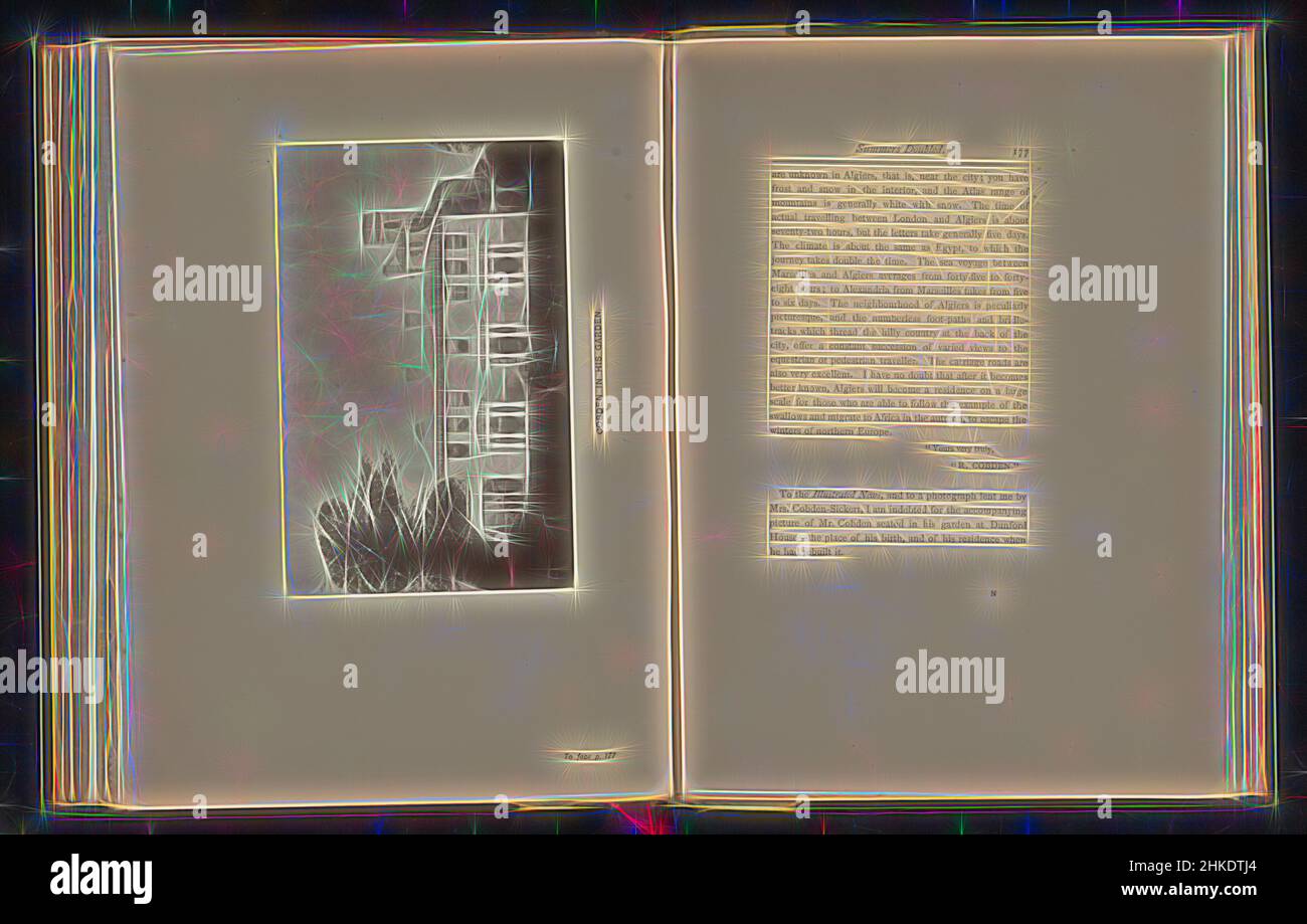 Inspired by Richard Cobden with a child in the garden of his house ...