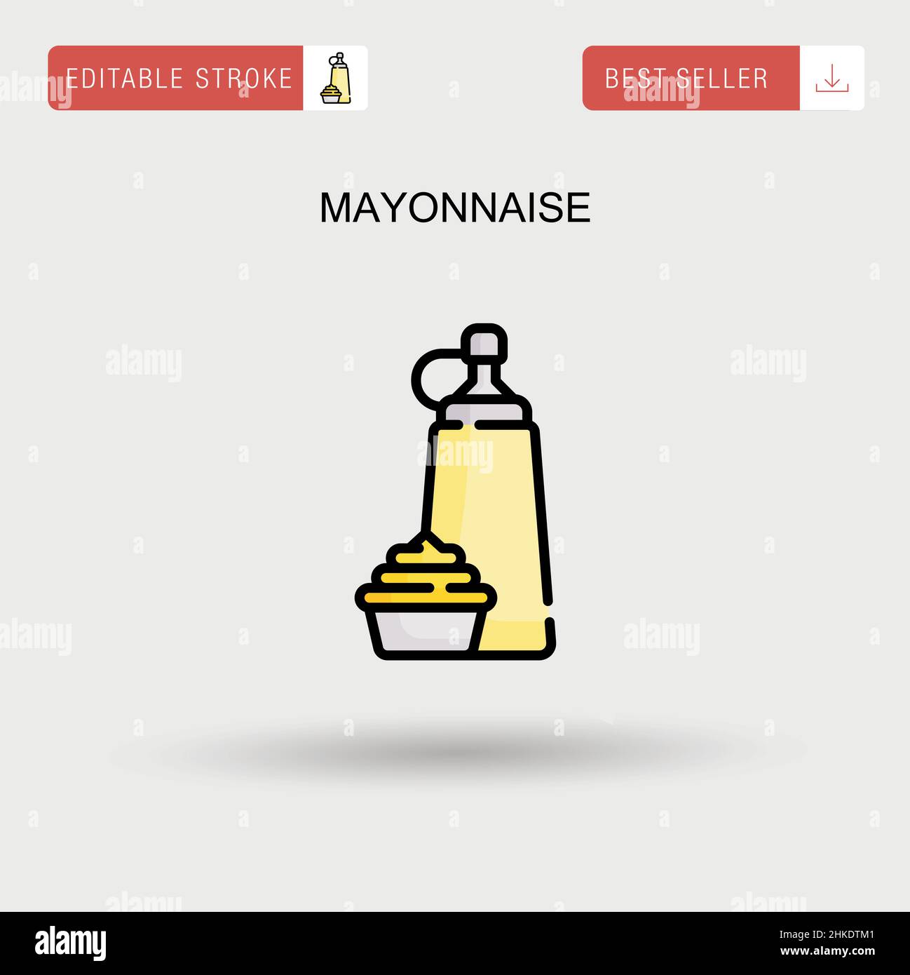 Mayonnaise recipe Stock Vector Images - Alamy